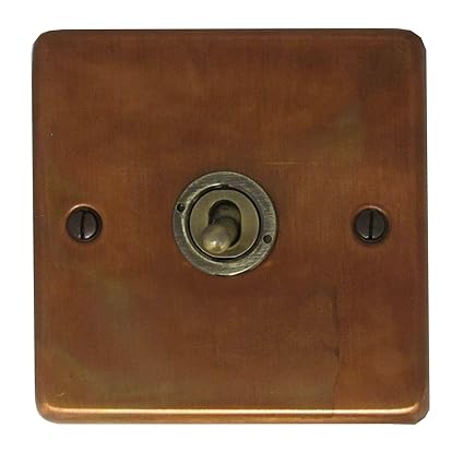 Contour Tarnished Copper Toggle Switch (1 Gang) - CTC281AB : Amazon.co ...