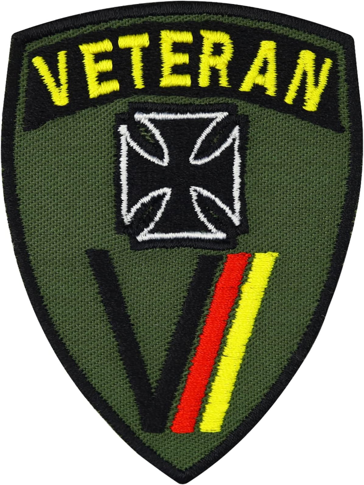 Café Viereck ® Bundeswehr Veteran Patch Gestickt mit Klett - 7 cm x 9 ...
