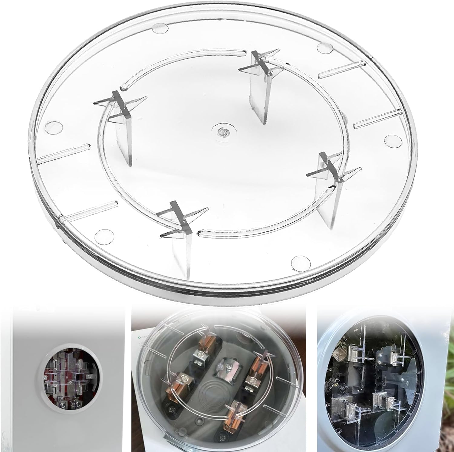 1-Pack of Electric Meter Covers Compatible with Milbank 6002 Plastic ...