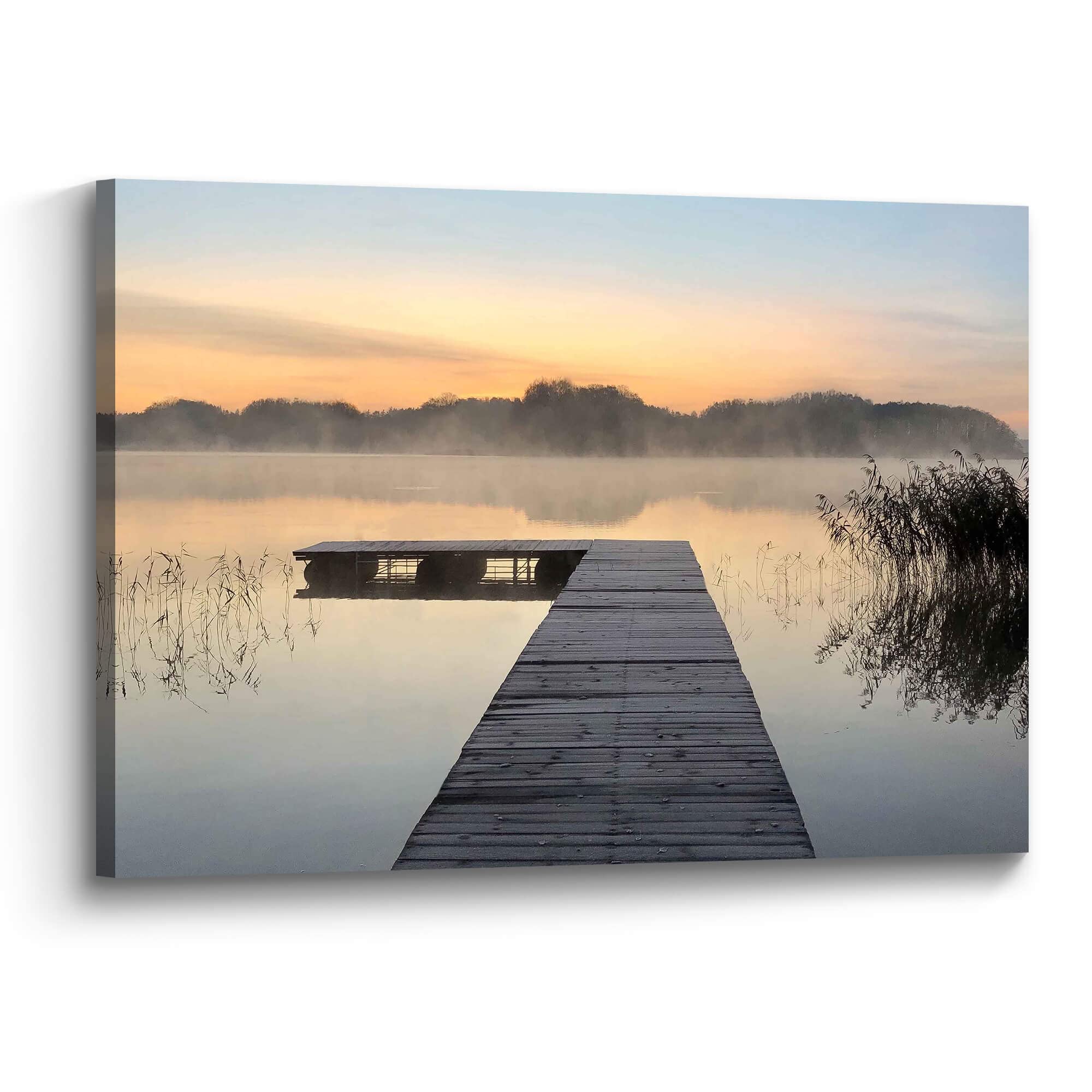 Amazon.com: the stream design Nature Landscape Canvas Wall Art: Modern ...