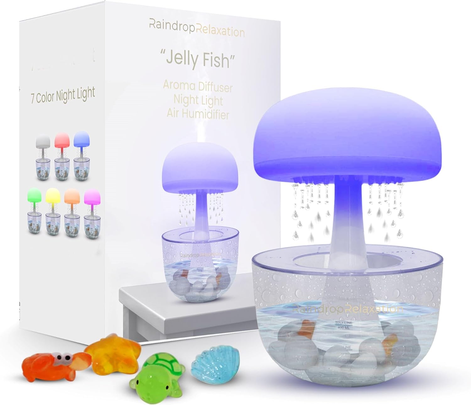 Jelly Fish Humidifier – Water Drip & Essential Cloud Oil Diffuser for ...