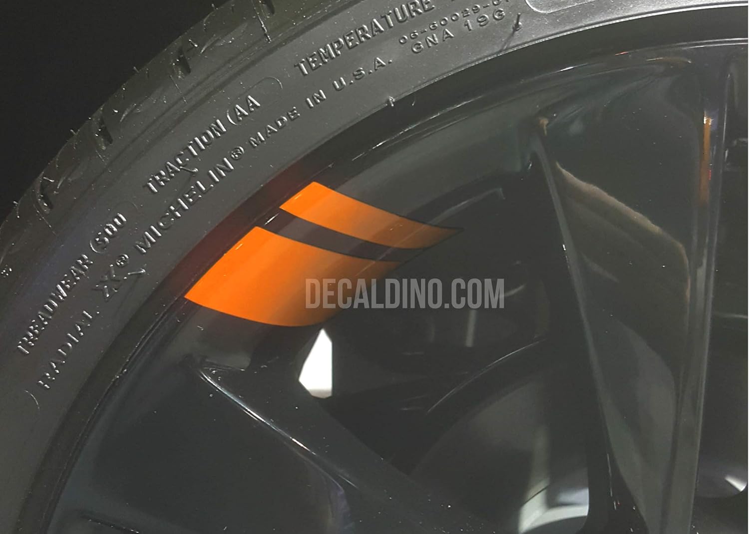 Amazon.com: Decaldino Wheel Hash Mark Redline Decals v2 for Silverado ...