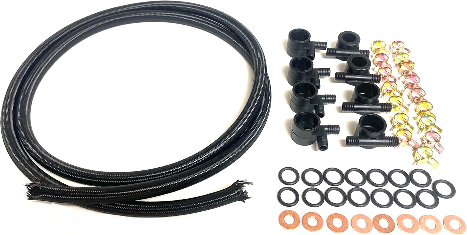 Amazon.com: Arko Tractor Parts Fuel Injector Return Line Kit ...