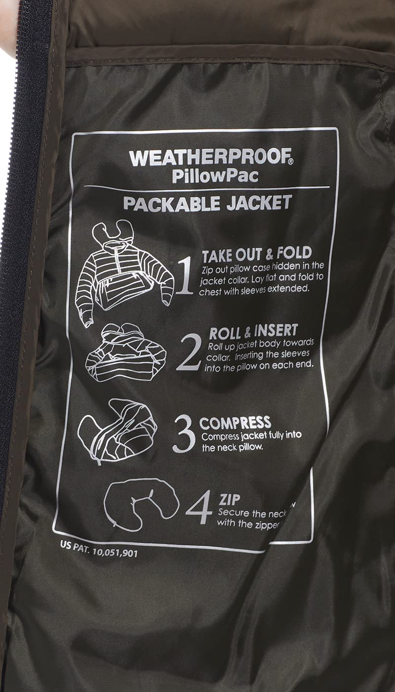 Snapklik.com : Weatherproof Mens Puffer Jackets - Packable Travel Neck ...