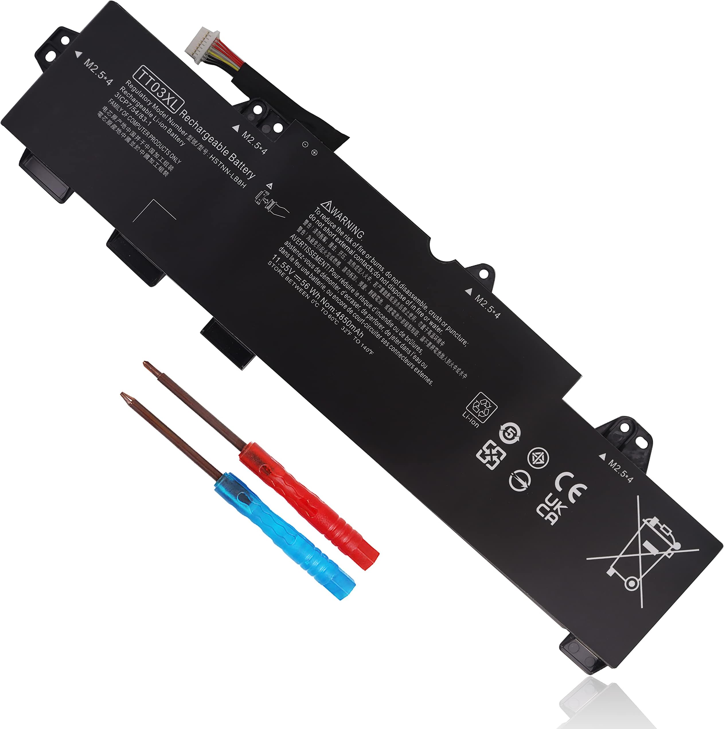 Amazon.com: Futurebatt New 5200mAh Laptop Battery for HP Elitebook ...