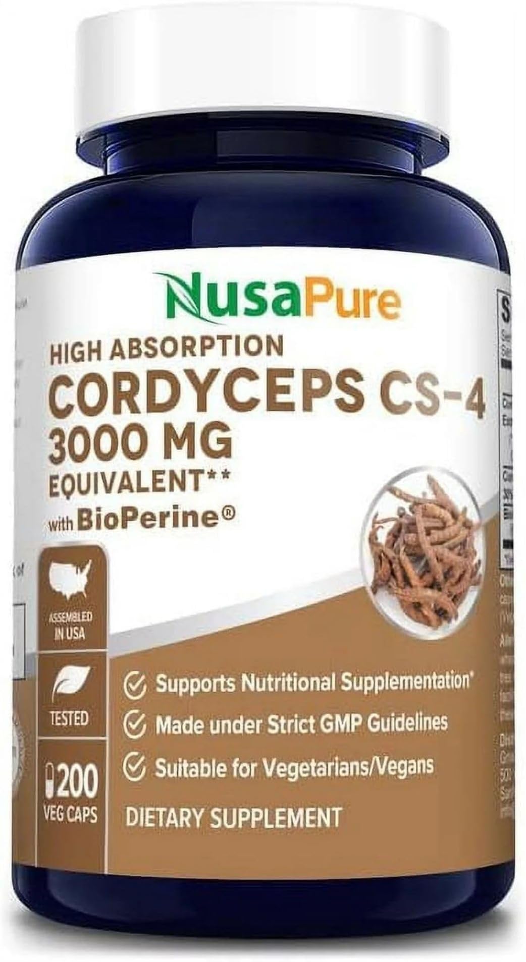 Amazon.com: Marvlix - with Cordyceps Sinensis Mushroom, Supports Heart ...