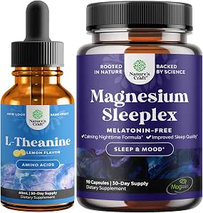 Amazon.com: Natures Craft Bundle of High Absorption L-Theanine Liquid ...