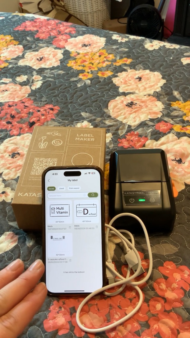 Watch Bluetooth Label Maker - Easy set-up & easy to use. on Amazon Live