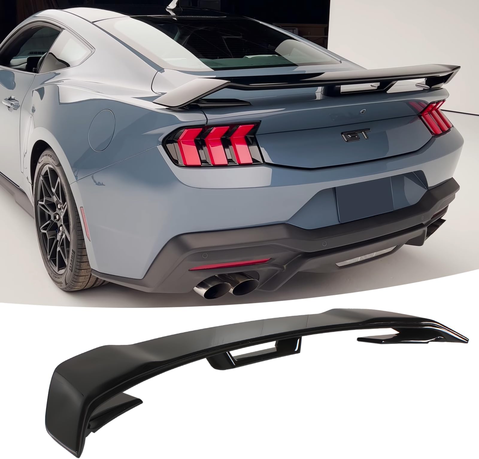 Amazon.com: NEESPOC Rear Trunk Spoiler Wing Fit for Ford Mustang S650 ...