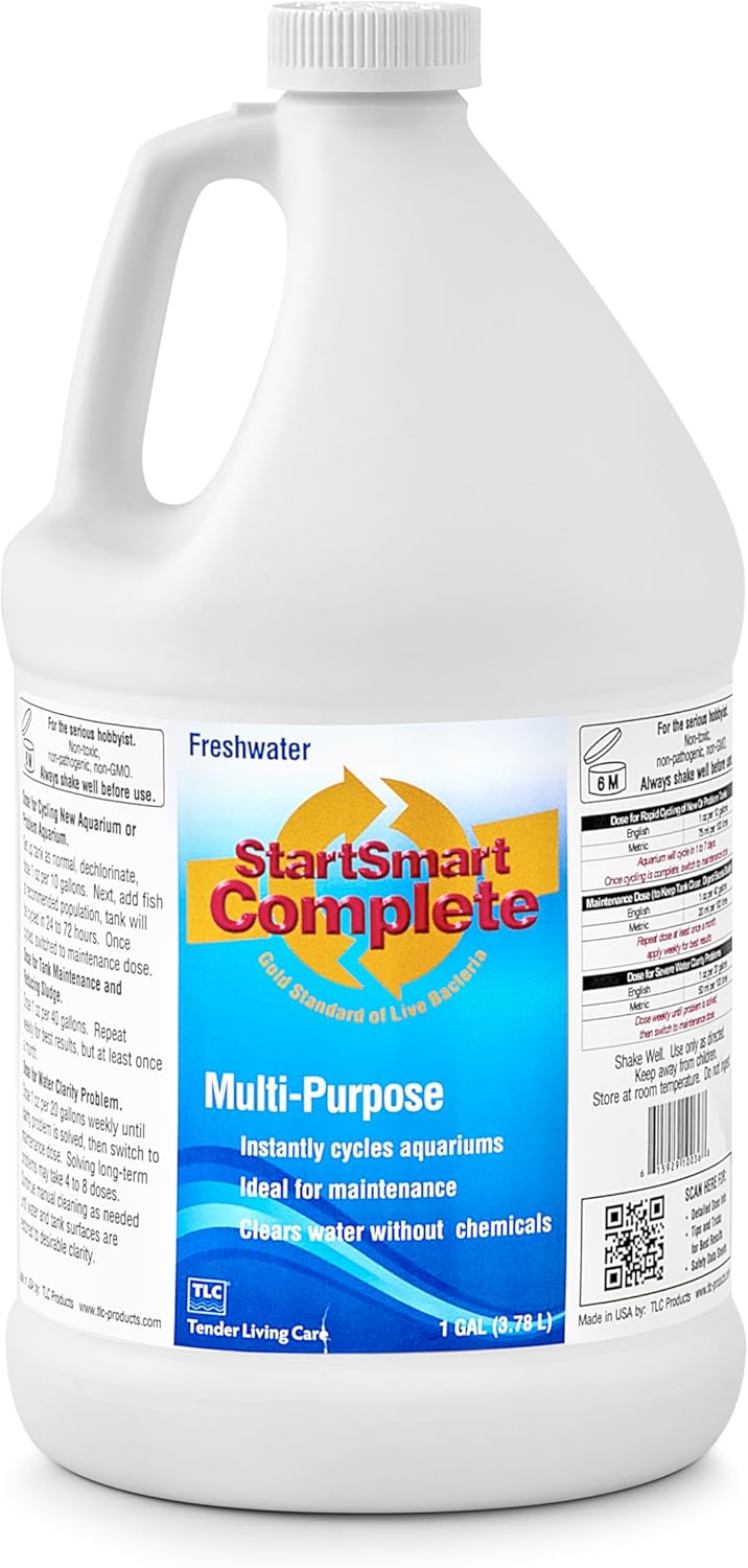 Amazon.com : TLC Products StartSmart Complete Freshwater Aquarium Cycle ...