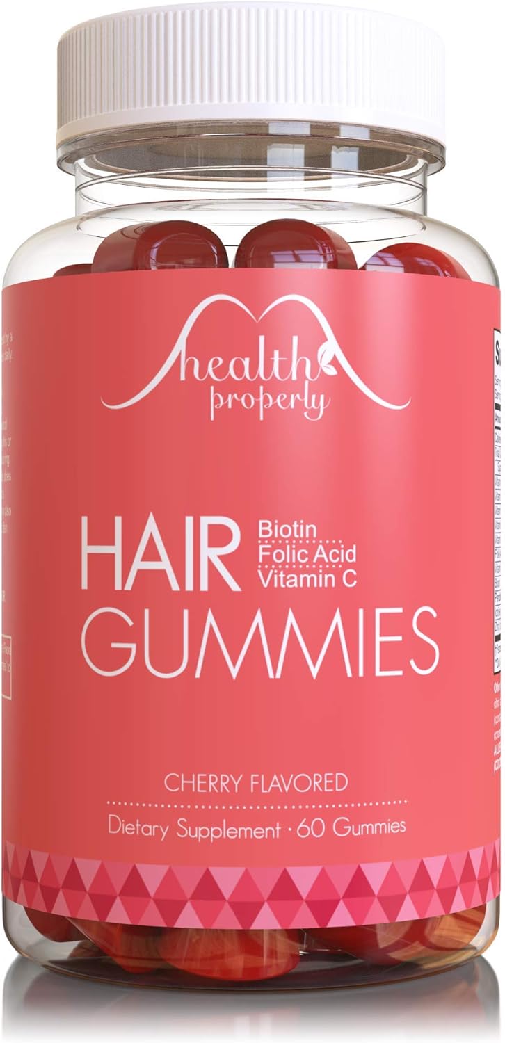 Amazon.com: Health Properly - Hair Gummy Vitamins for Healthy Hair ...