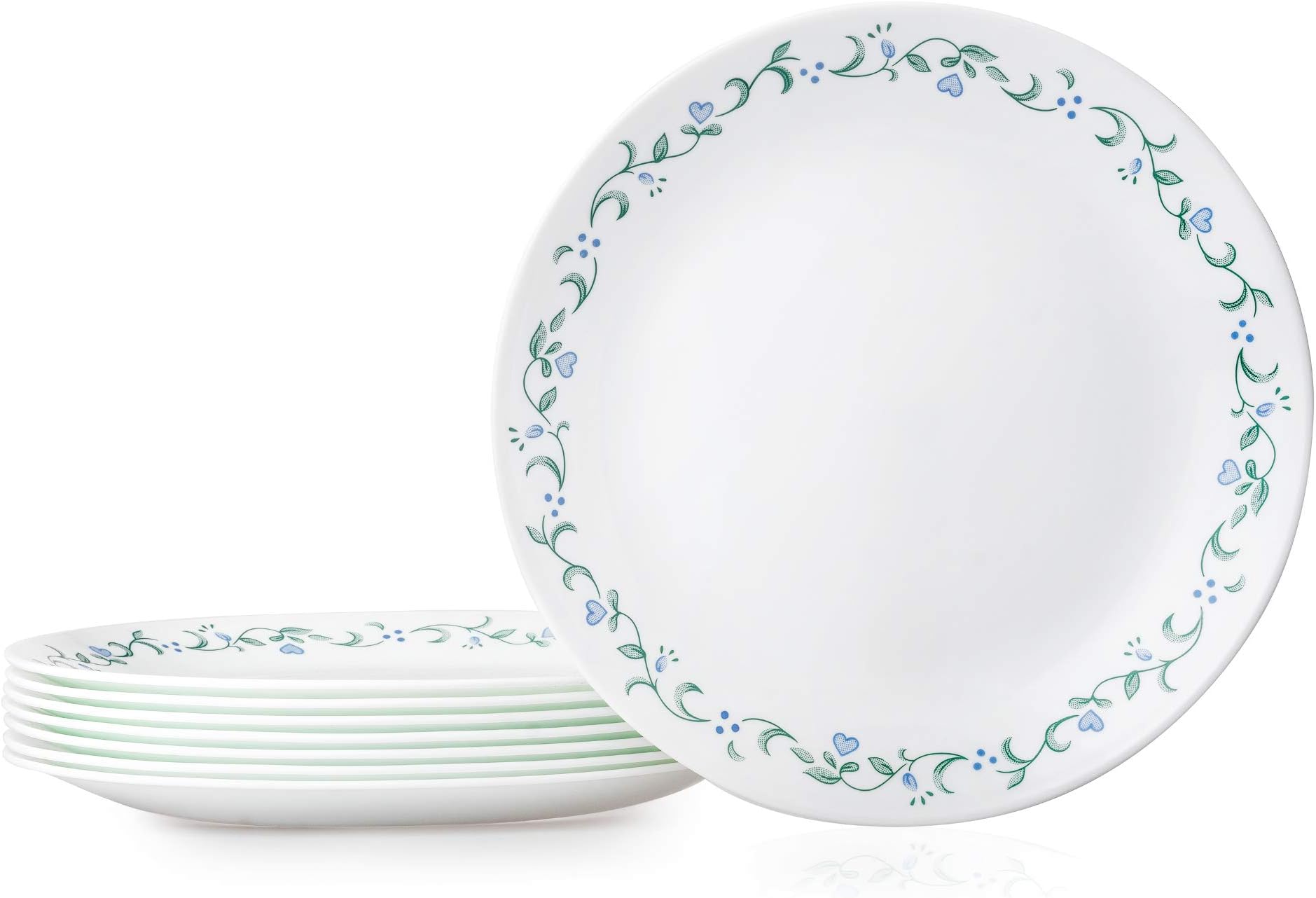 Amazon.com | Corelle Country Cottage Glass Dinner Plate Pack of 6, 26CM ...