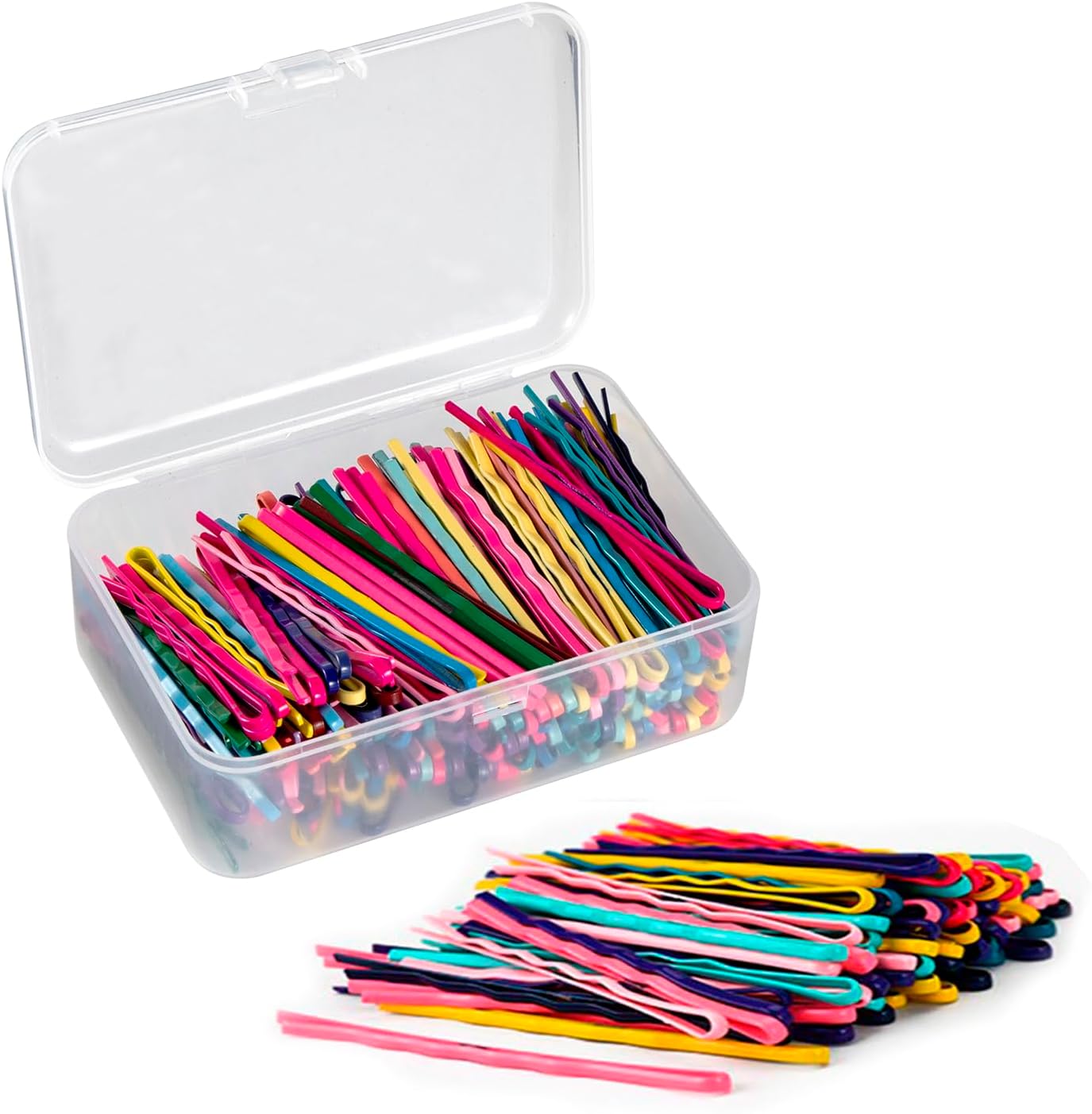 Amazon.com : Hapy Shop 150 Pieces Color Bobby Hair Pins Hair Styling ...