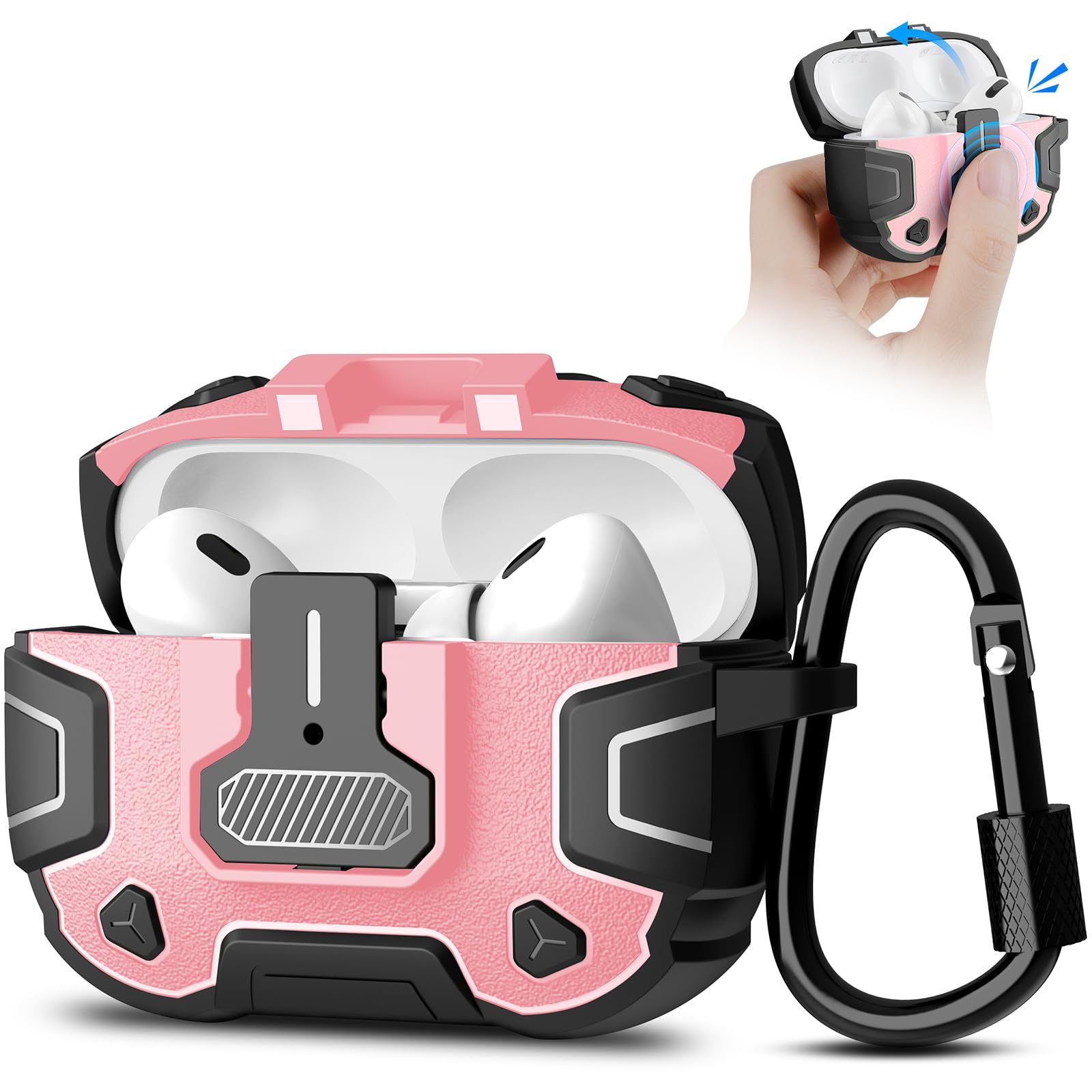 Amazon.com: Nillkin Airpods Pro 2nd Generation Case with Secure Lock ...