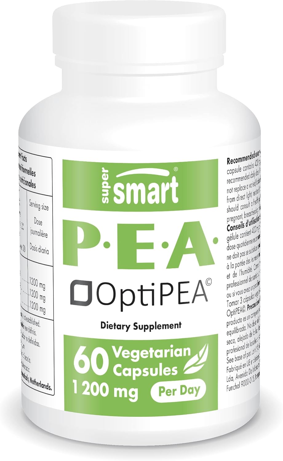 PEA (Palmitoylethanolamid) 1200 mg Pro Tag - Entzündungshemmende ...