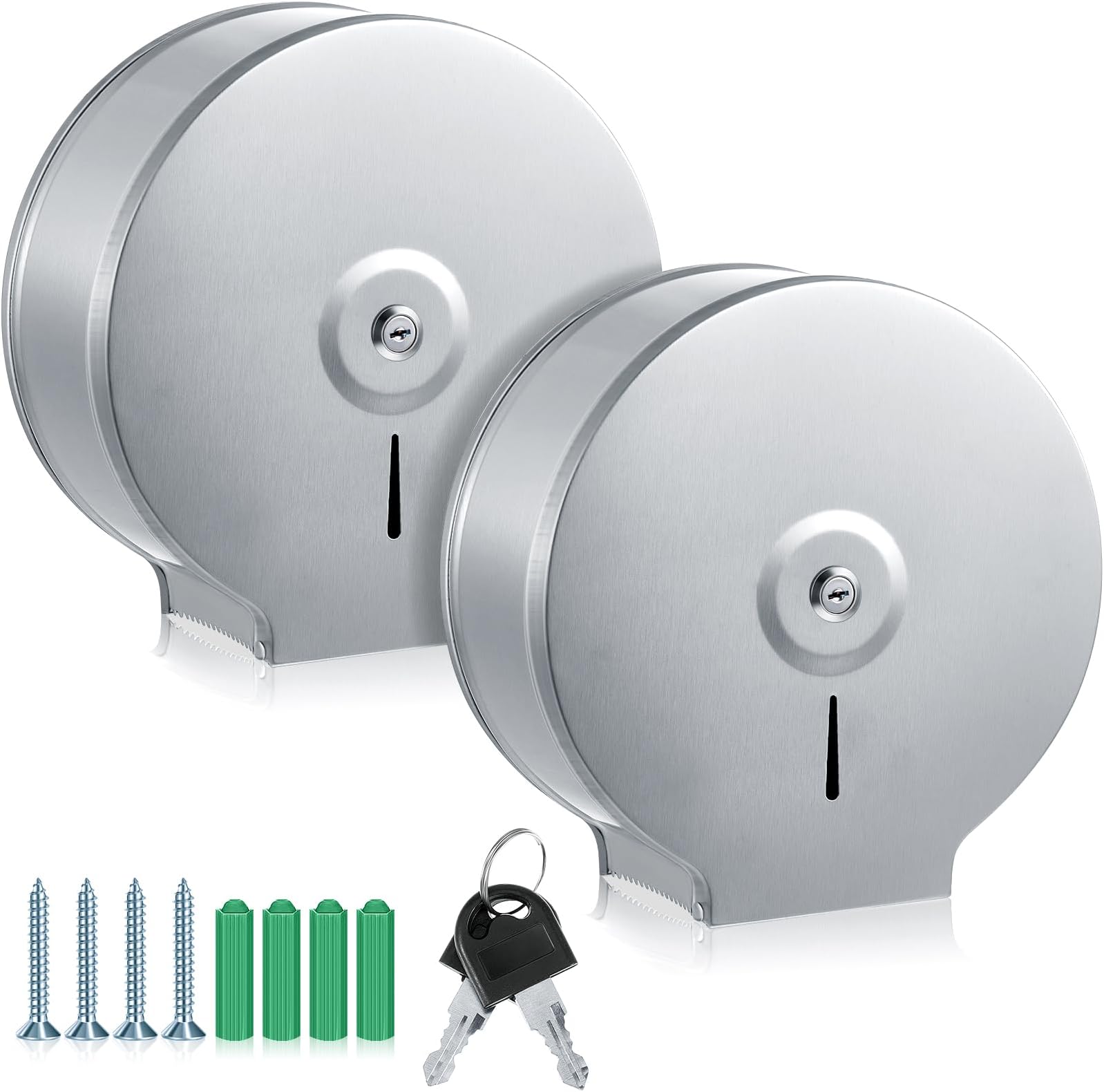 Amazon.com: SoNeat Jumbo Roll Toilet Paper Dispenser - Heavy Duty 304 ...