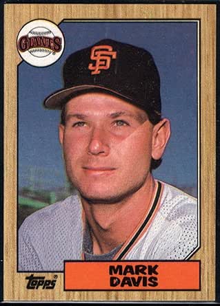 Amazon.com: 1987 Topps Baseball #21 Mark Davis San Francisco Giants ...