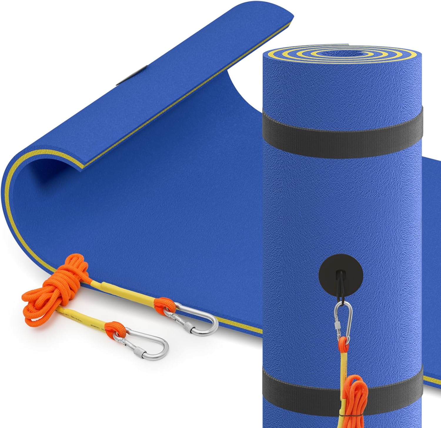 Amazon.com: MADOG 7 x 3 Ft Outdoor Floating Water Mat for Adult Beach ...