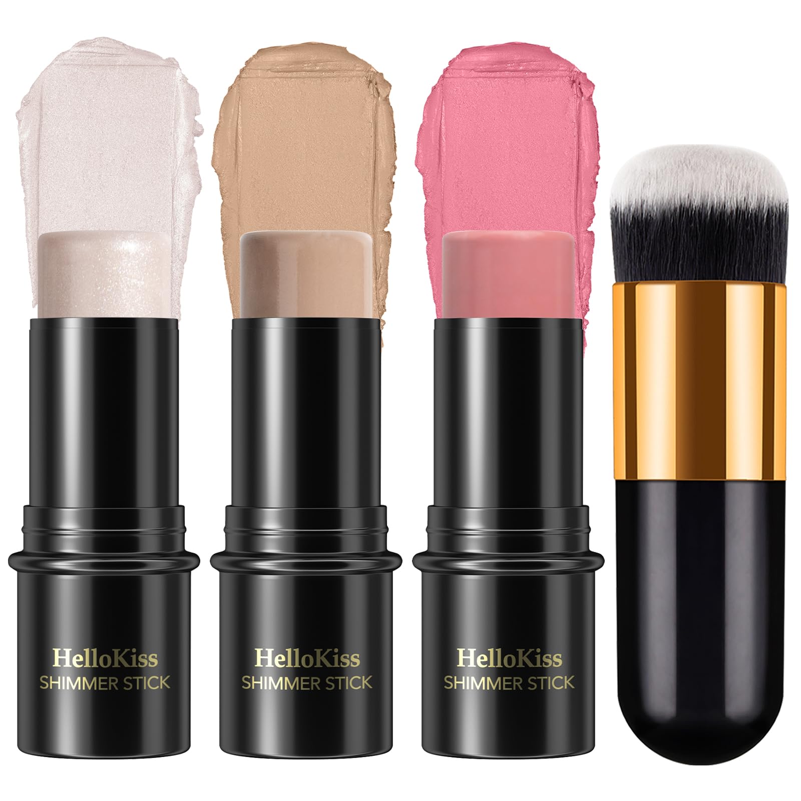 Amazon.com: 3 Pcs Face Contour Stick Kit, Matte Finish Face Stick Trio ...