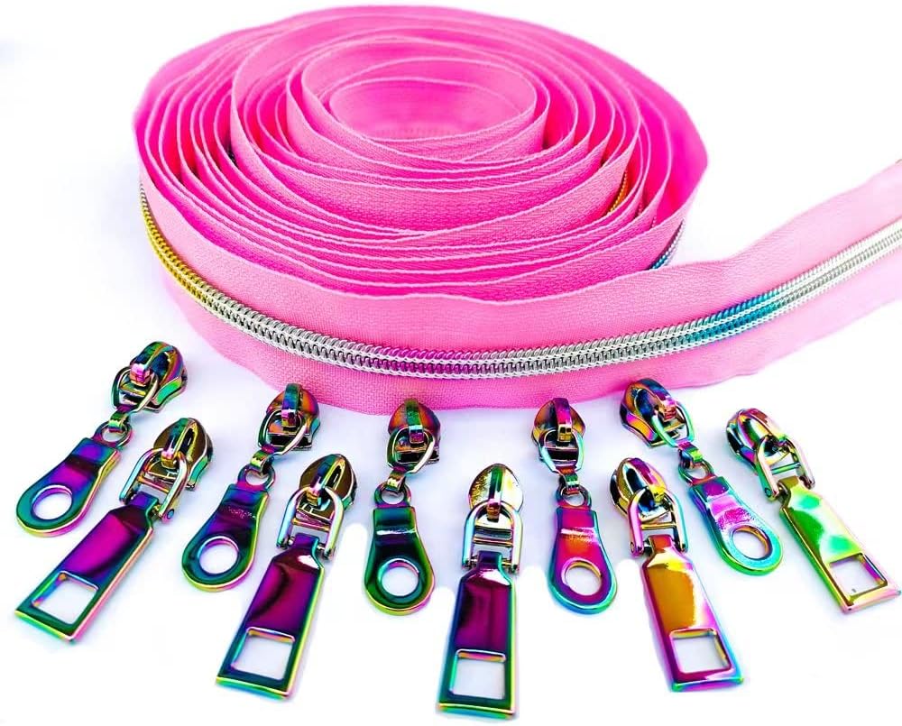 Amazon.com: CYS #5 Nylon Coil Zippers by The Yard Long Zippers for ...