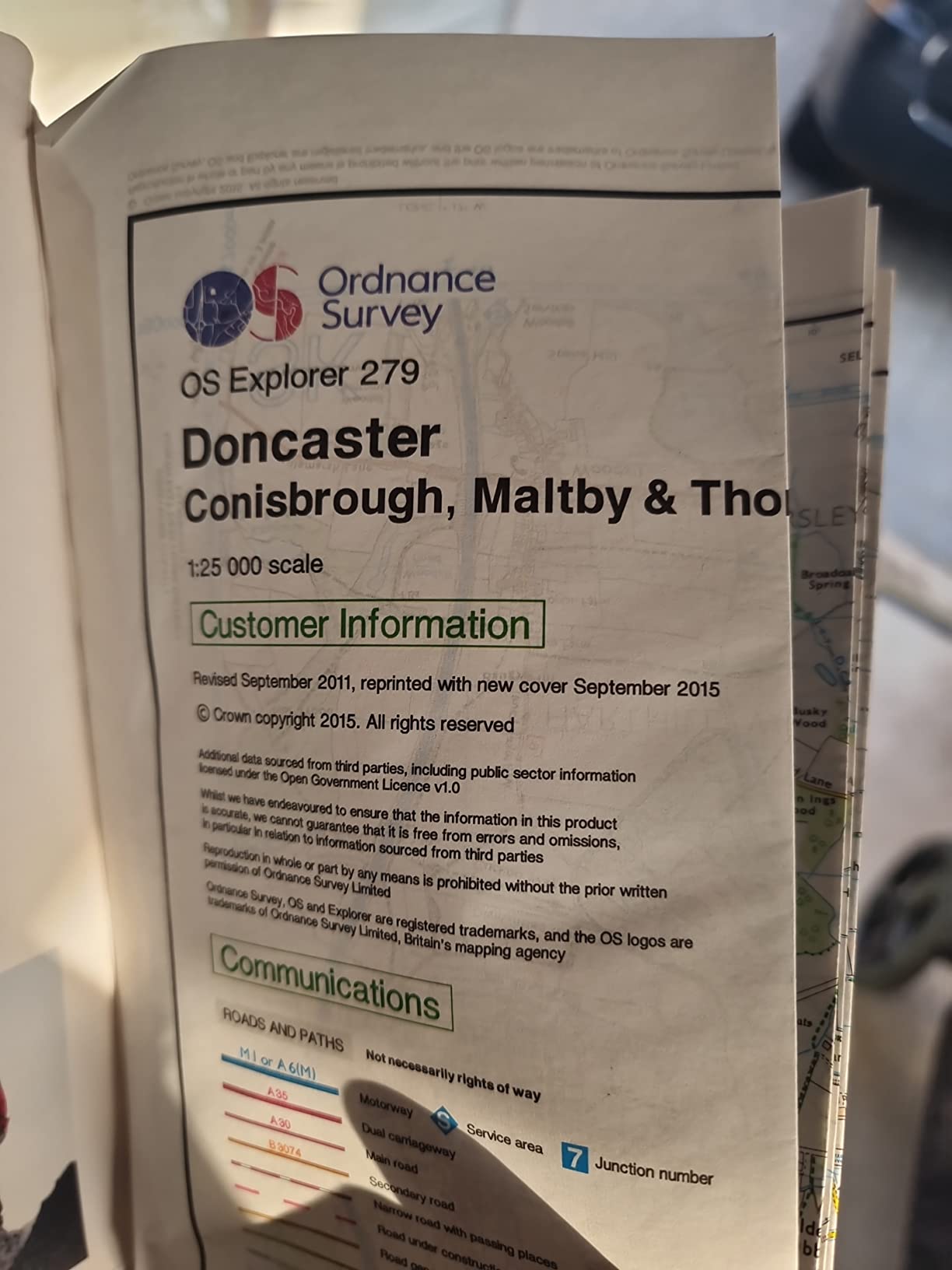 Doncaster Map | Conisbrough, Maltby & Thorne | Ordnance Survey | OS ...