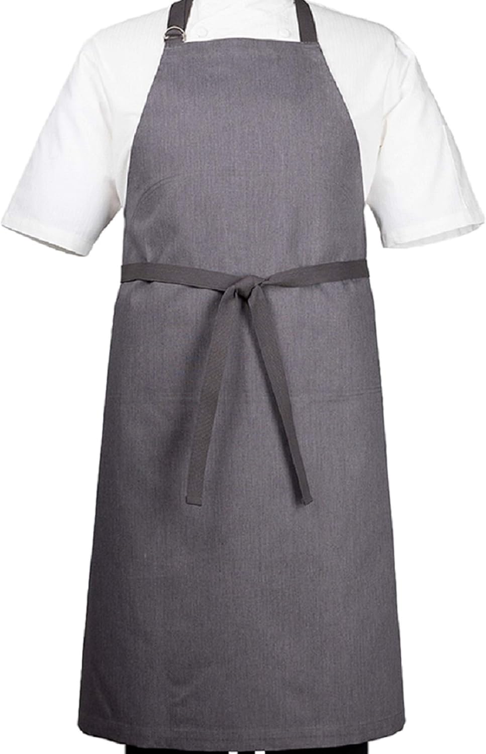 Amazon.com: Cayson Designs Euro Bib Apron with Cotton Webbing Ties ...