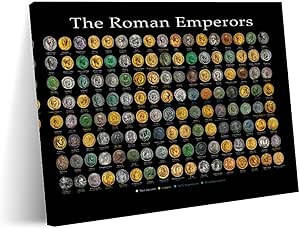 Amazon.com: List of Roman Emperors Art Poster (2) Wall Poster Art ...