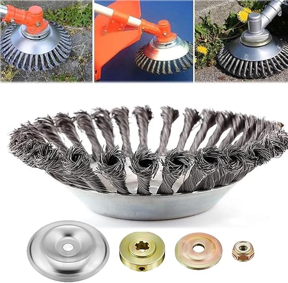 Shirem Razor Sharp Trimmer Head, 2024 New Steel Wire Grass Trimmer Head ...
