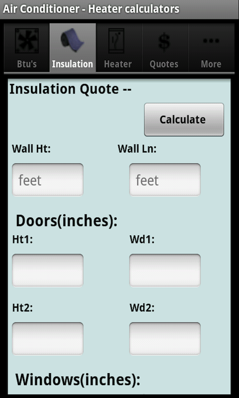 Air Conditioner and Heater Calculator:Amazon.com:Appstore for Android
