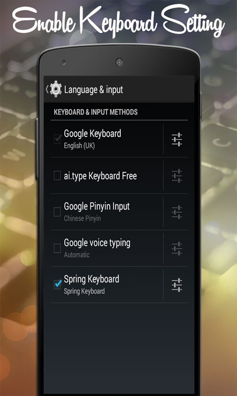 Spring Keyboard - Aplicativo na Amazon Appstore