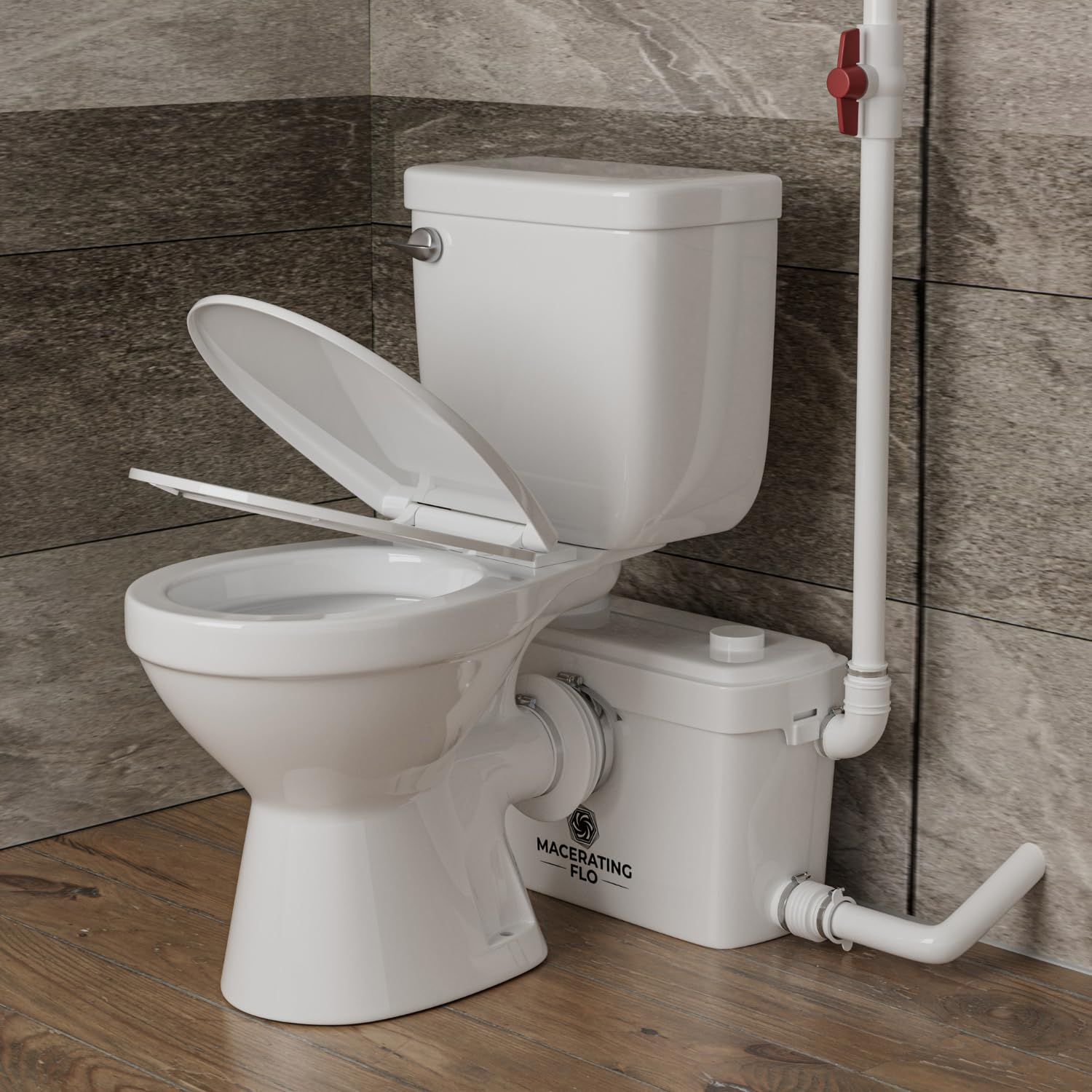 600W Toilet With Pump by MF, Standard Height & Space-Saving & Stable ...