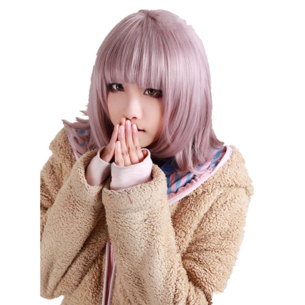 Amazon.com: mzcurse Light Purple Styled Cosplay Party Hair Wig ...