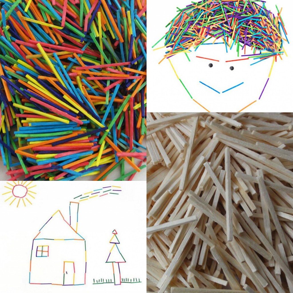 Matchstick Drawings On Paper