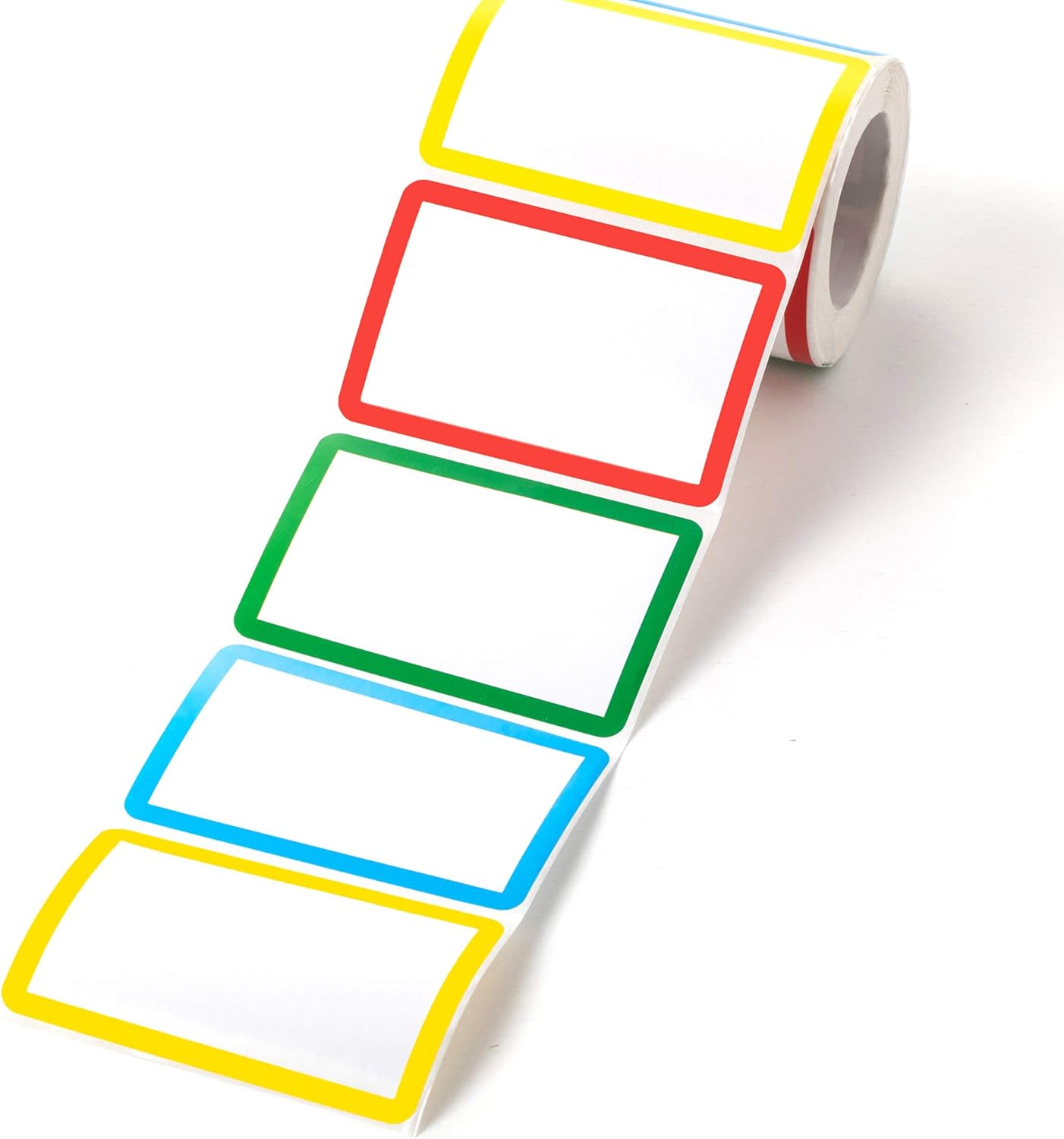 Buy 300 Pcs Adhesive Name Tag Labels Stickers Colored Blank Name Tag