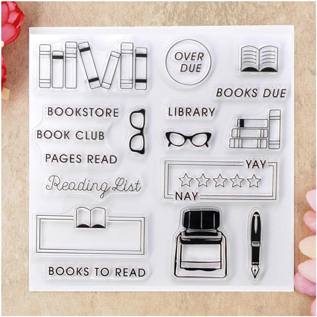 Amazon.com: DDOUJOY Bookstore Book Club Library Reading List Clear ...