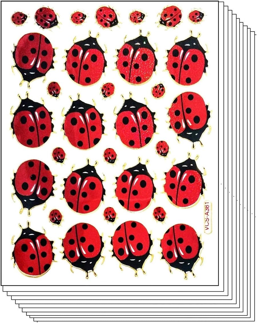 Amazon.com: Carframes18 Ladybug Cute Styling Vinyl Sticker - Car Window ...