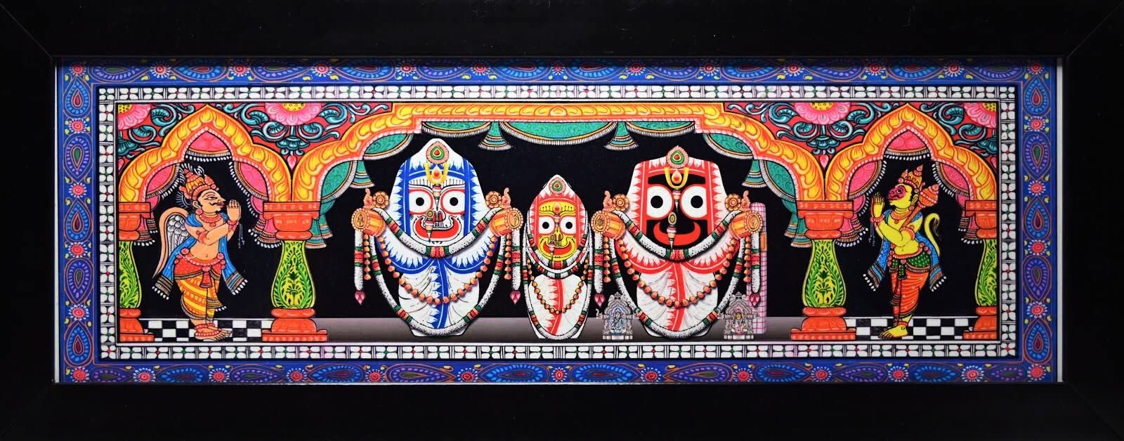 Shree Jagannatha Wall Mounting Long Photo Frame Veshas Of Lord ...