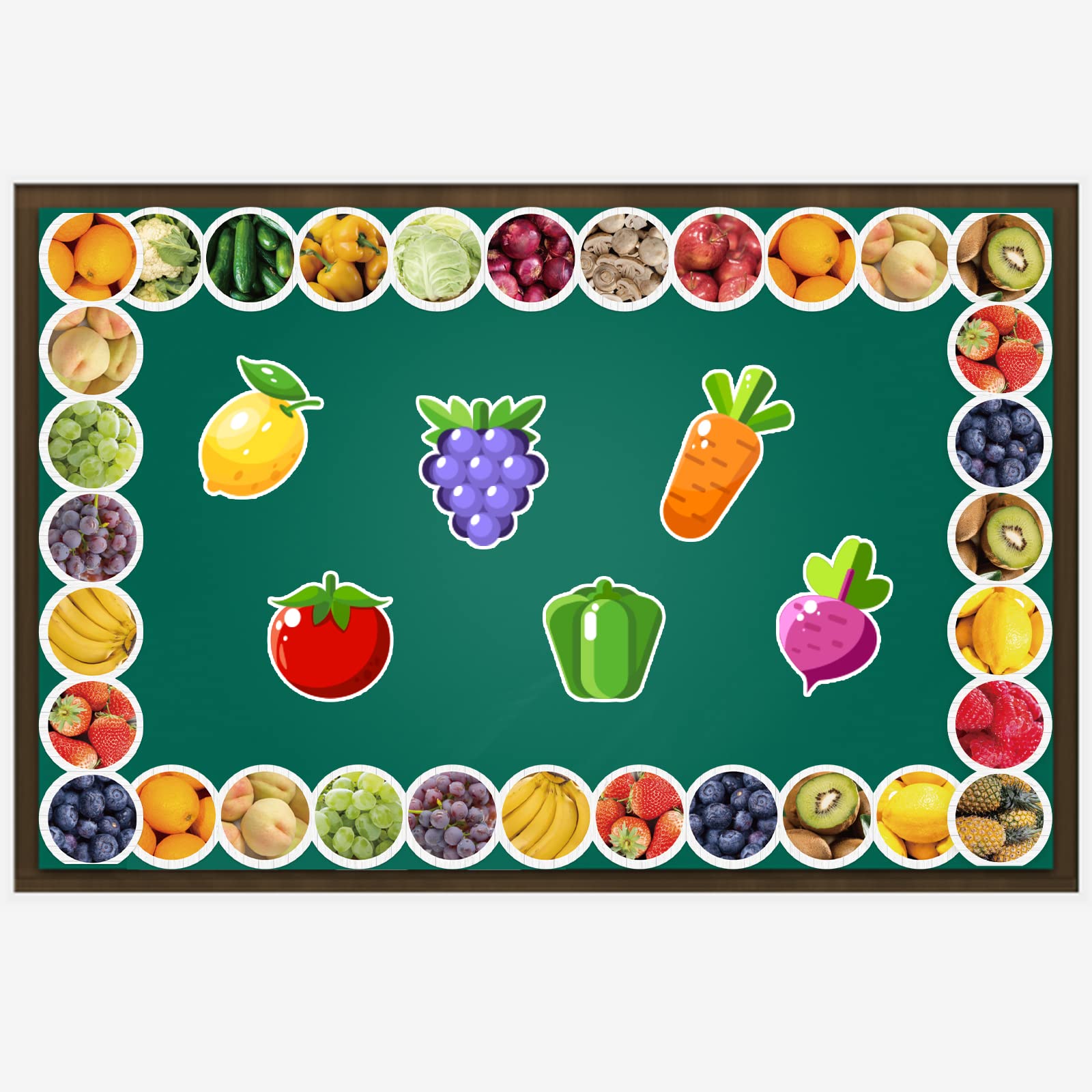 Vegetables Board Border Sabary 71 Ft Tropical Bulletin Board Borders