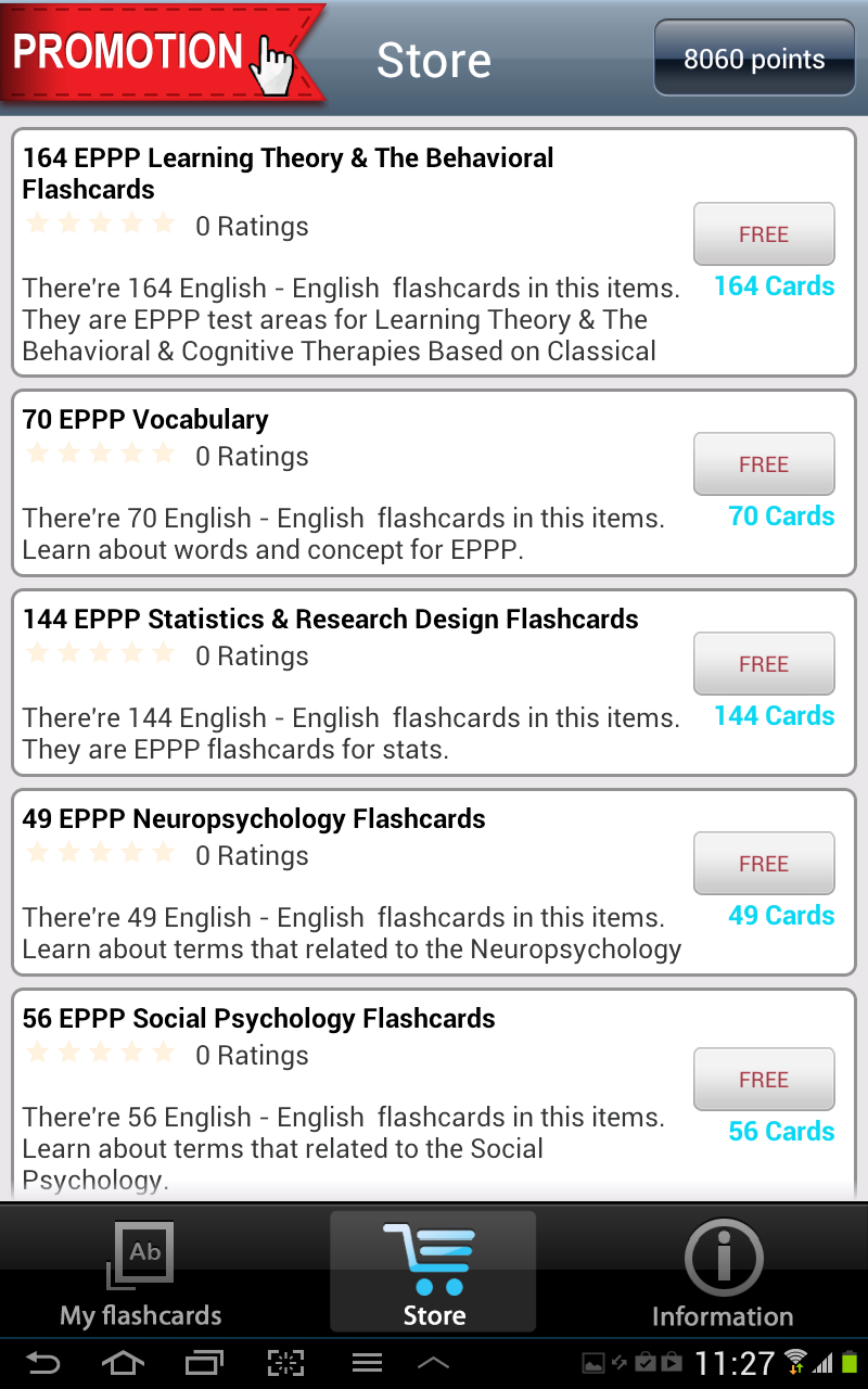 New EPPP Flashcards - App on Amazon Appstore