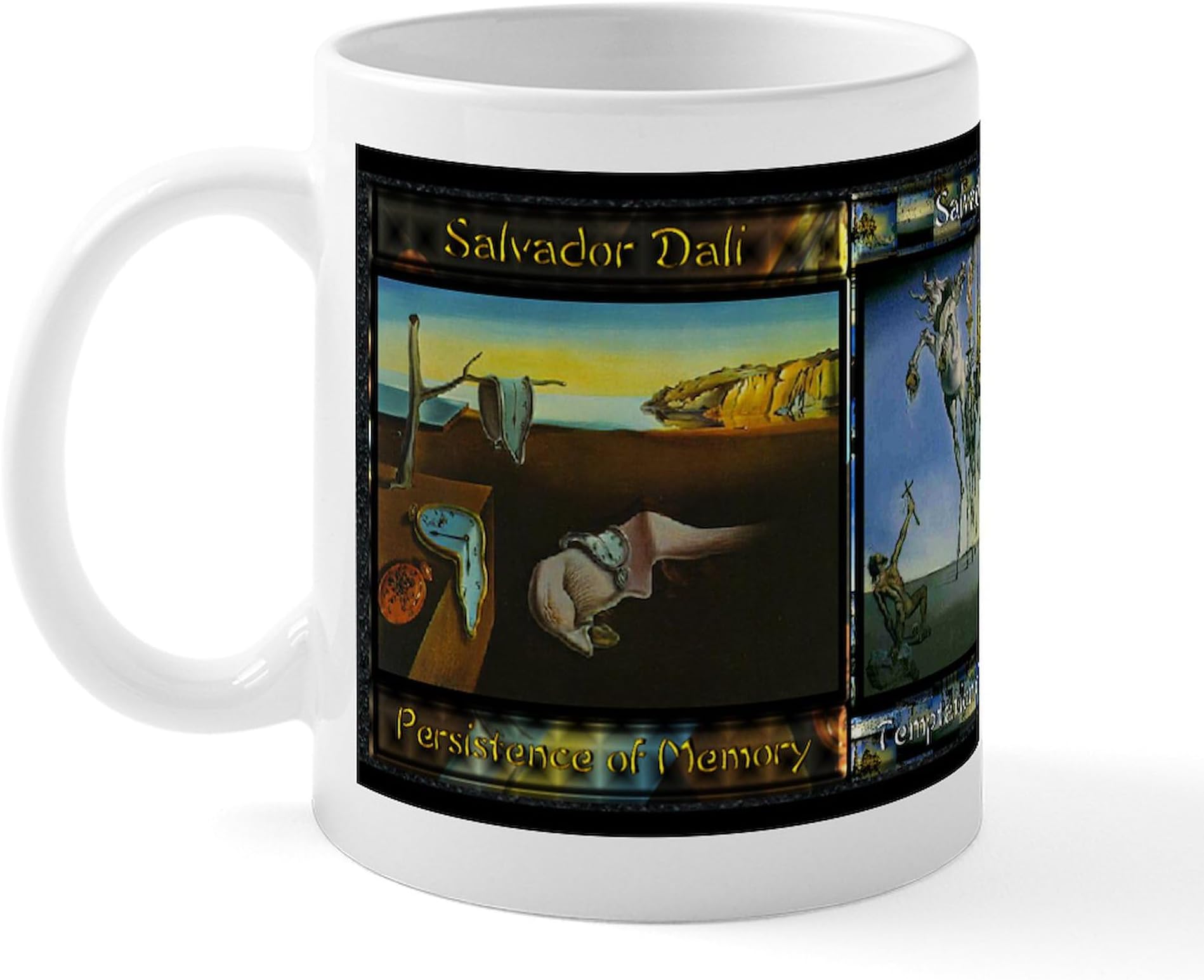 Amazon.com: 3dRose mug_18275_6 Salvador Dali Abstract Mug, Multicolor ...