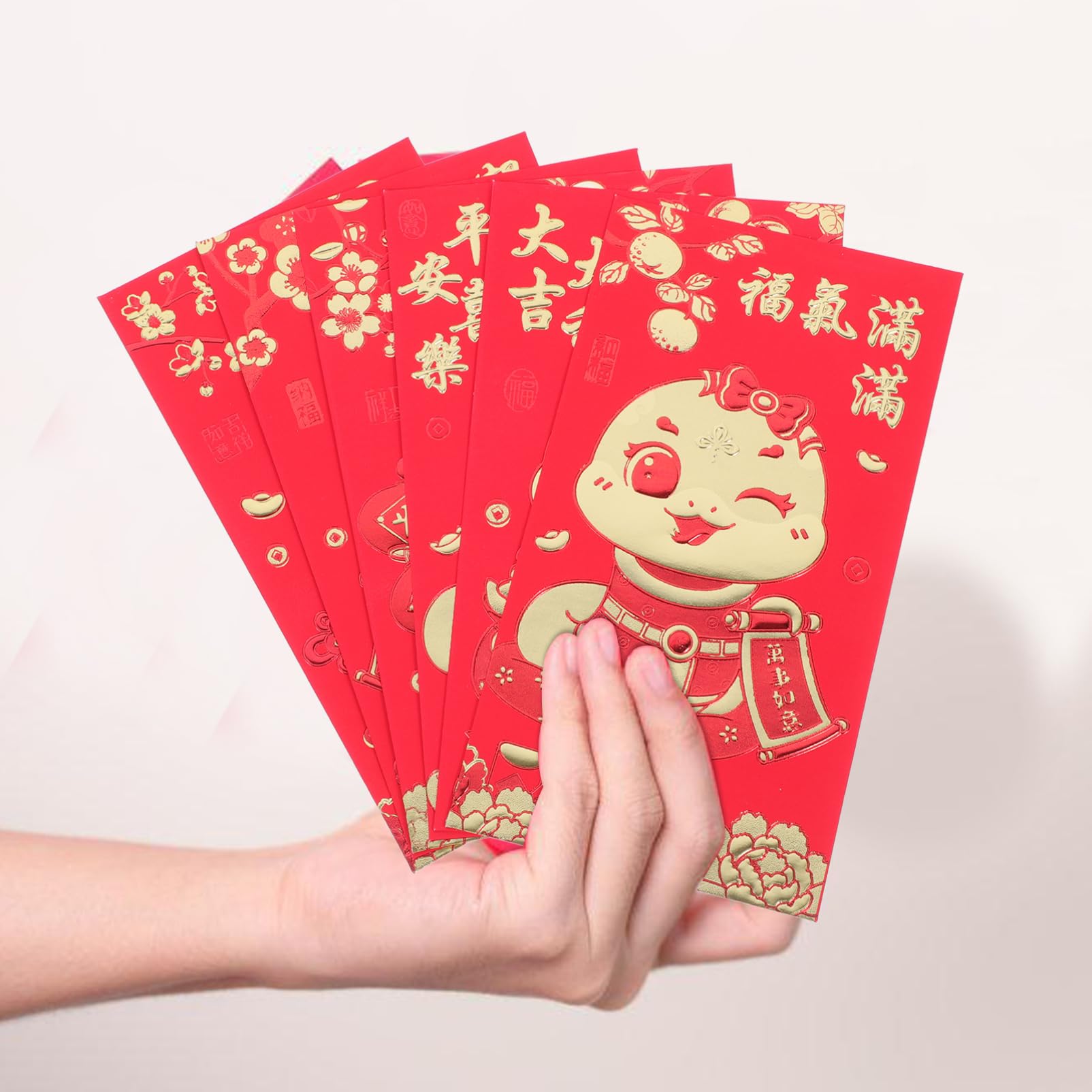 Red Envelopes Chinese New Year 2025 36pcs Vietnamese Lunar New Year Red ...