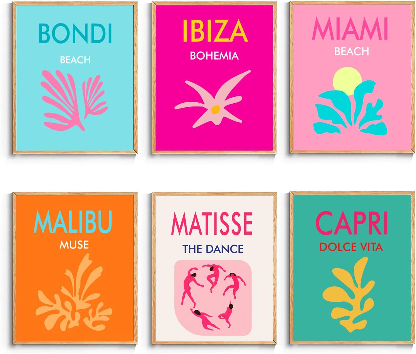 Amazon.com: XBYGIMI Preppy Room Decor Aesthetic Wall Art Prints -Set of ...