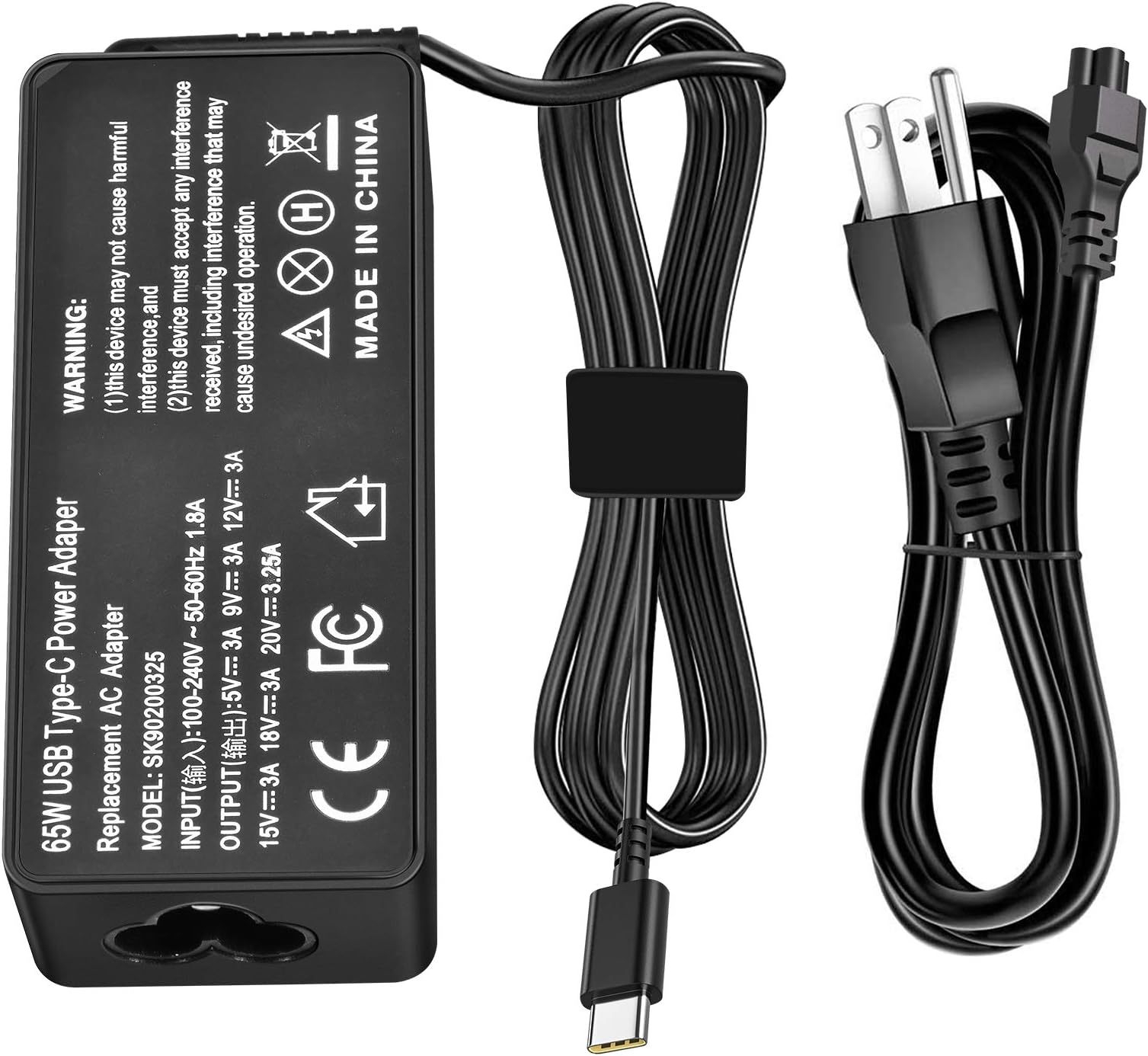 Amazon.com: 65W USB C AC Charger Fit for Lenovo Thinkpad X1 T14 T14s ...
