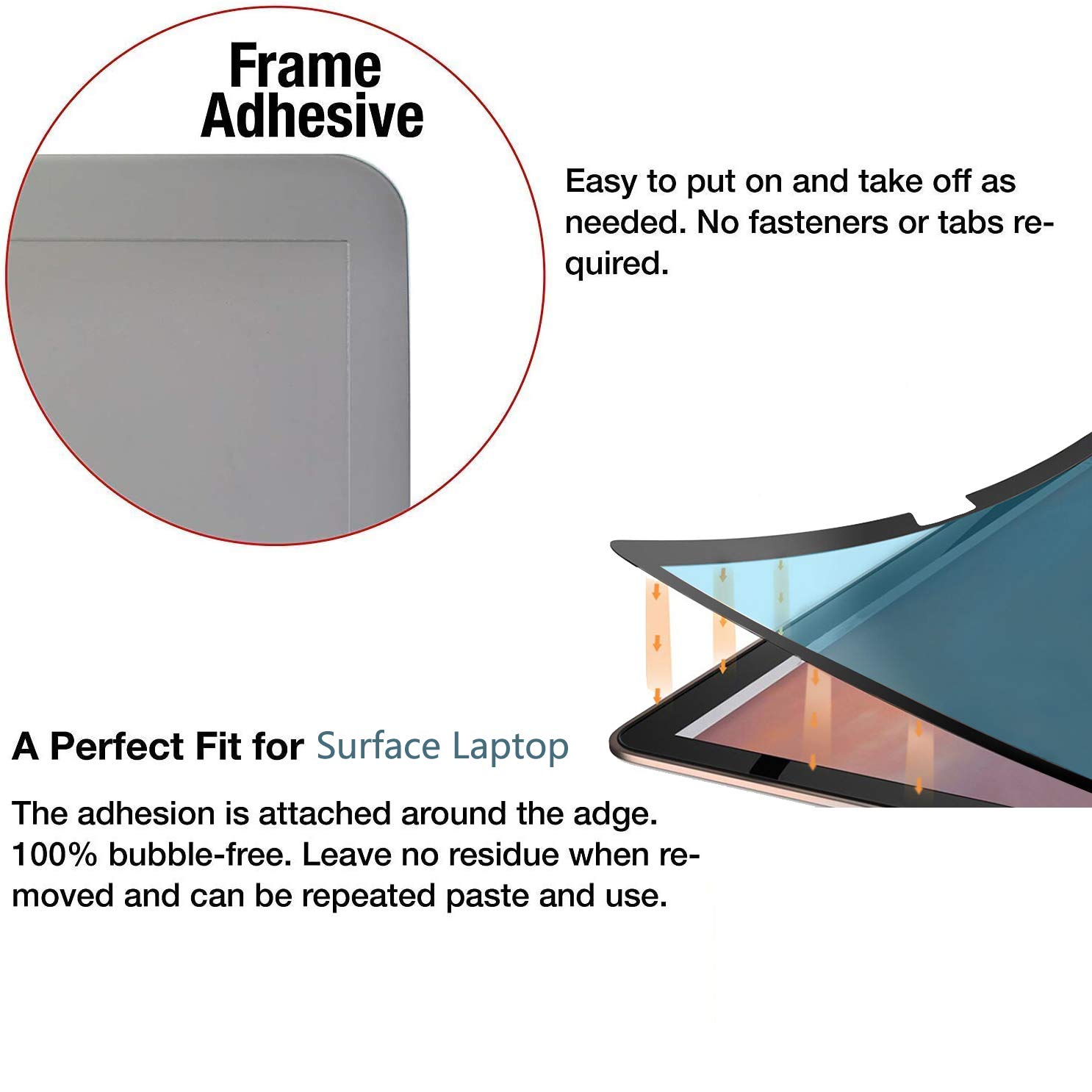 Snapklik.com : Removable Anti-Glare Blue Light Blocking Screen ...