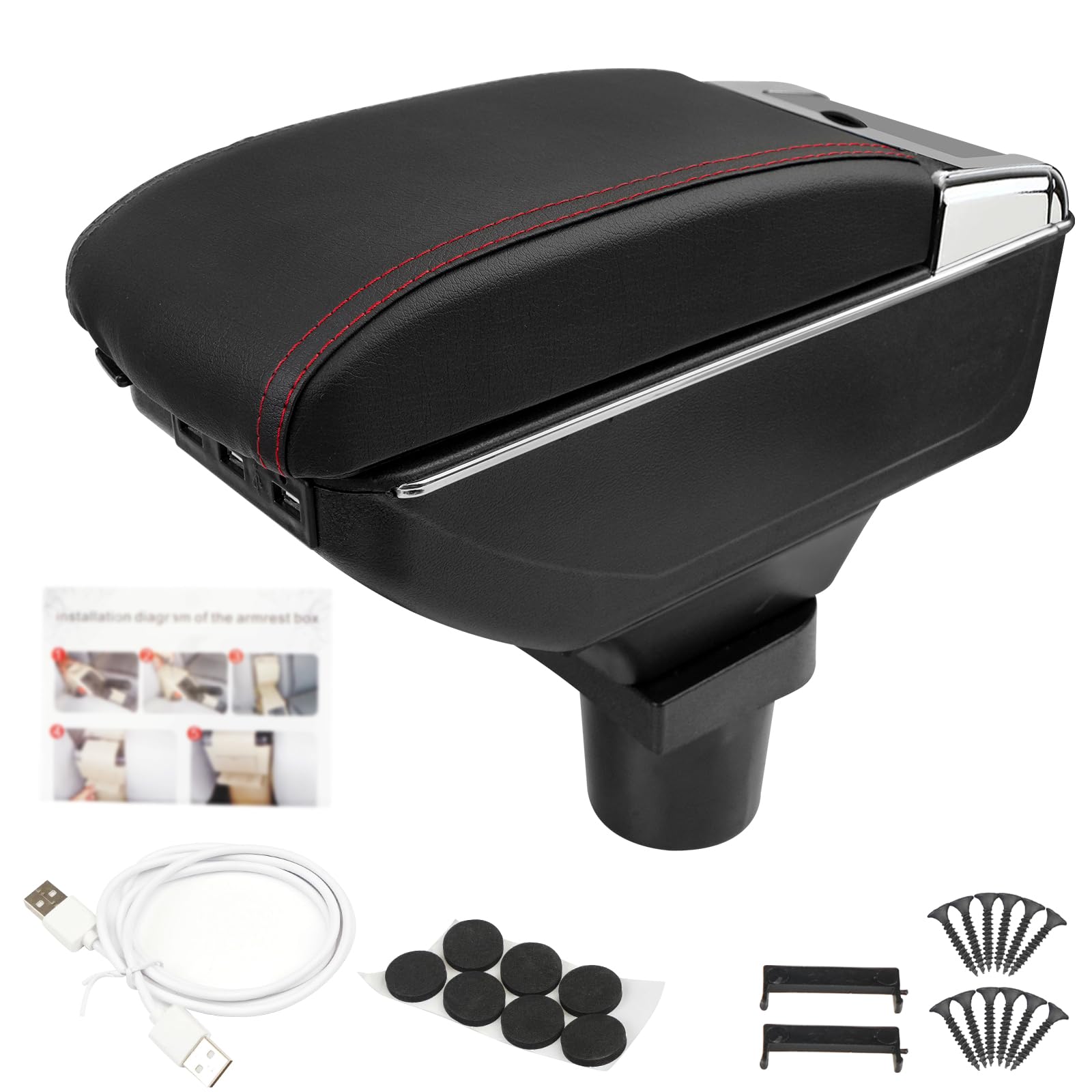 Amazon.com: GSTP Center Console Armrest Compatible with Mini Cooper ...