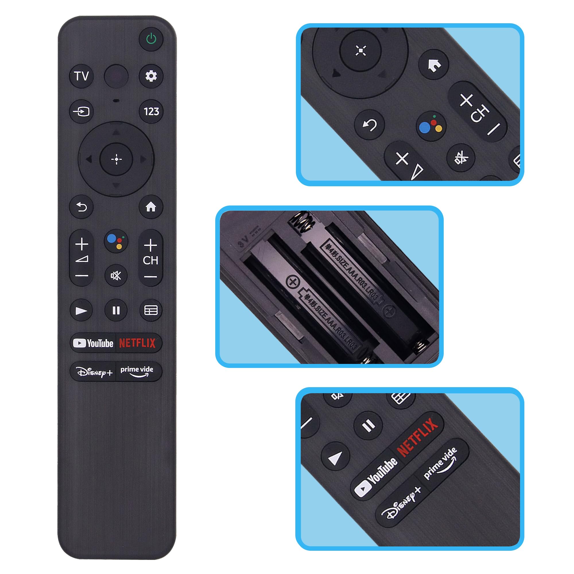 NEW replacement Sony Remote Control for TV, Sony TV Remote Control for ...