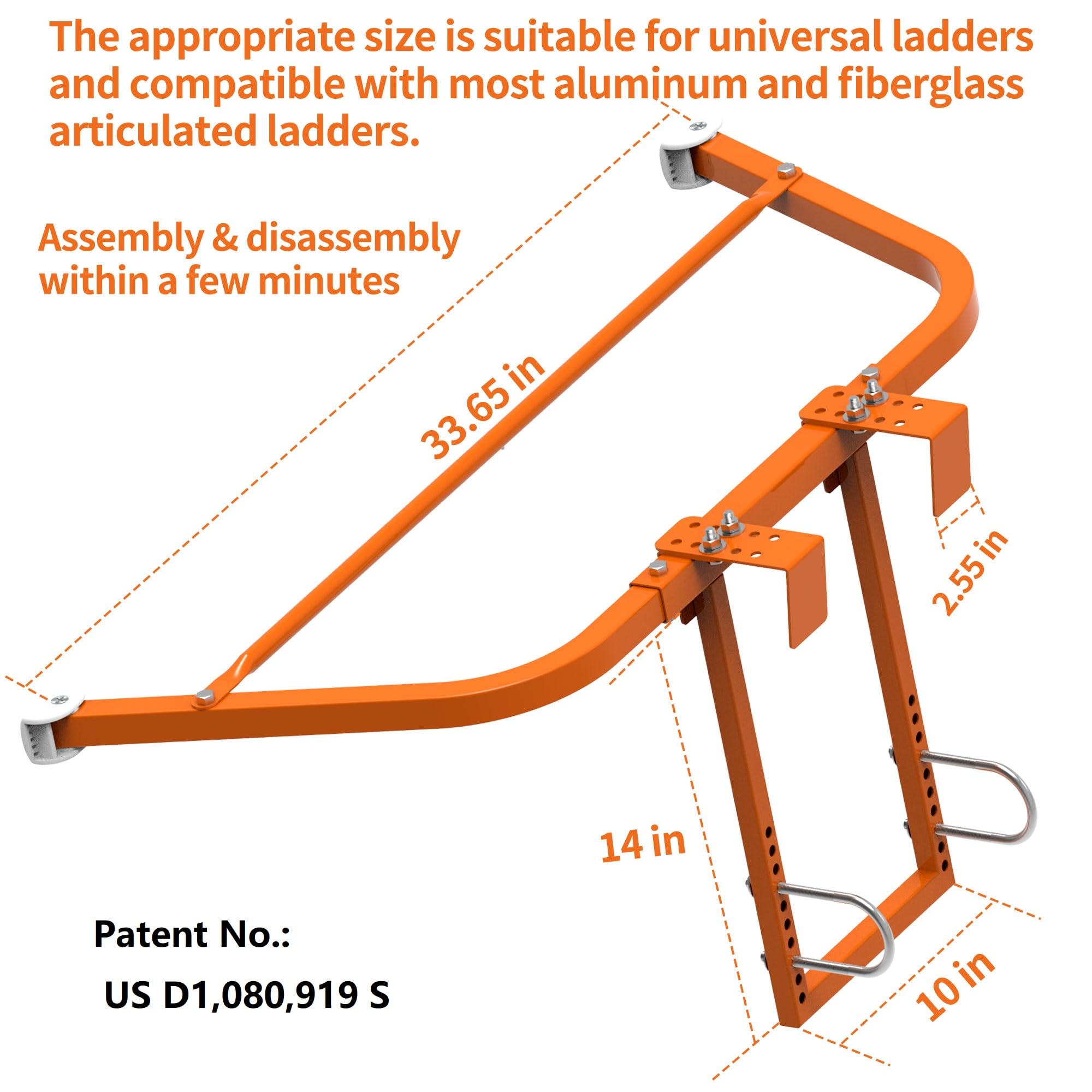 Snapklik.com : Ladder Stabilizer For Roof Gutter Guard Wall,Extended ...