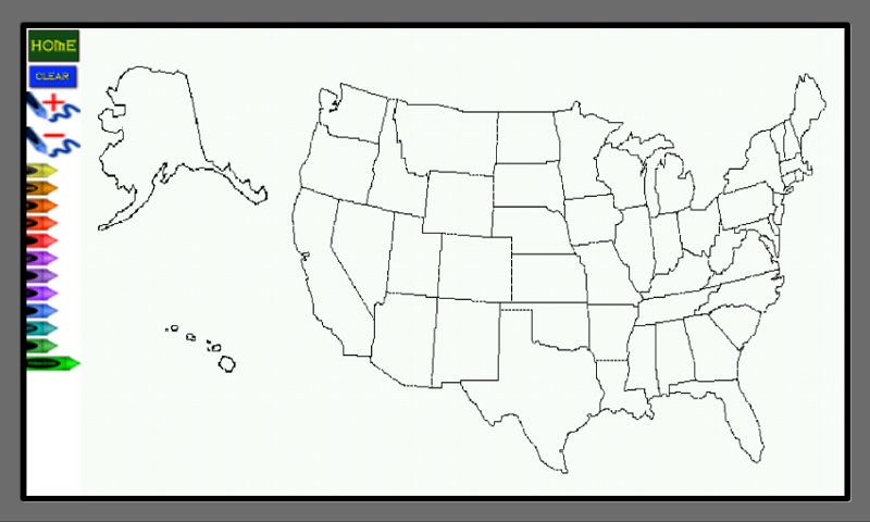 United States Map Blank Quiz