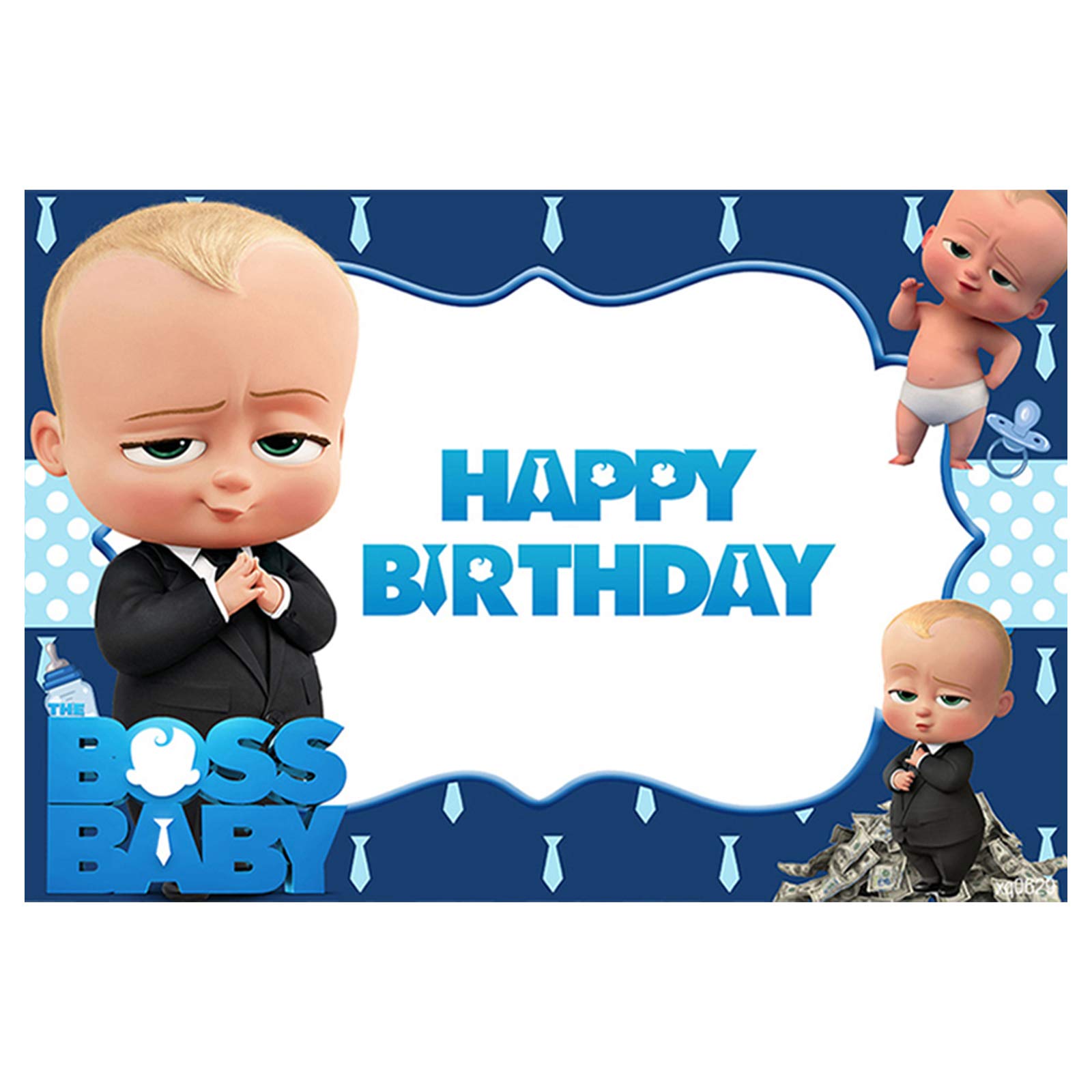 Boss Baby Backdrop Blue Background Little Baby Boss Backdrop For Boy ...