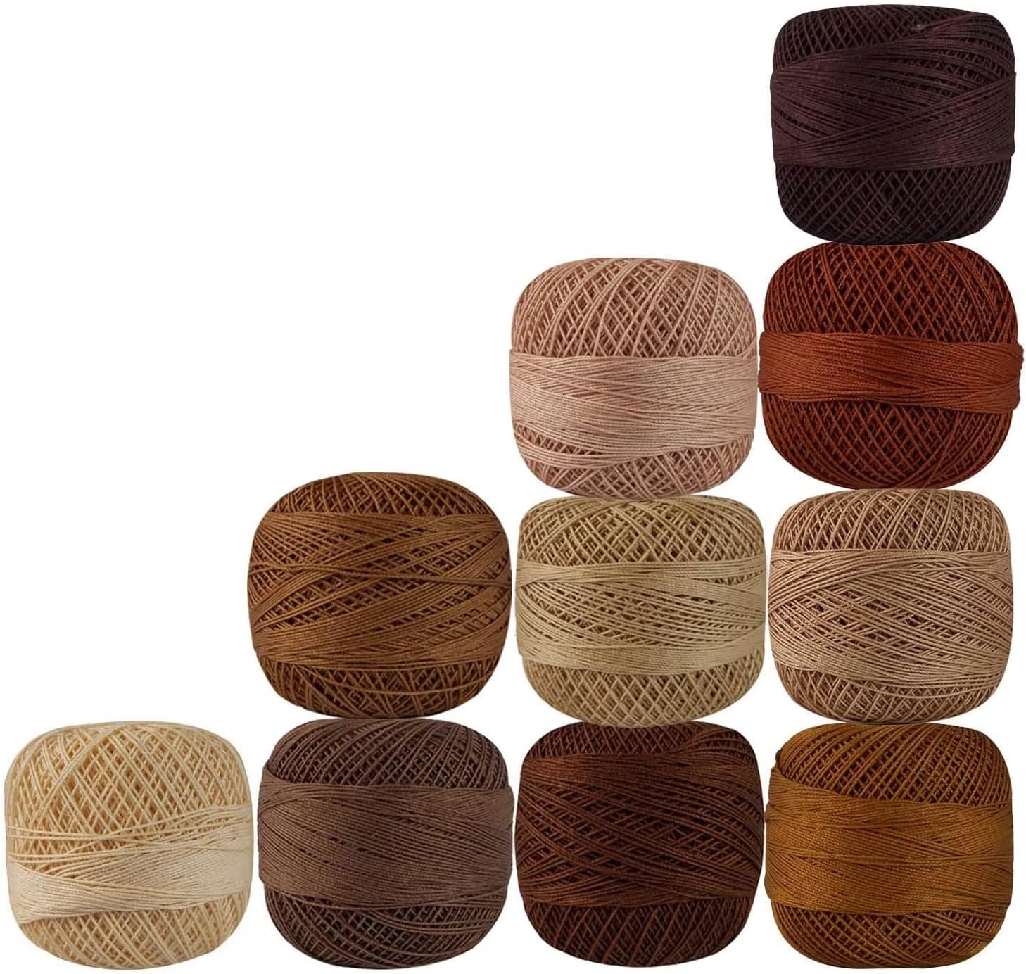 Amazon.com: CraftyArt Tatting Crochet Threads Size 20 Mercerized Cotton ...